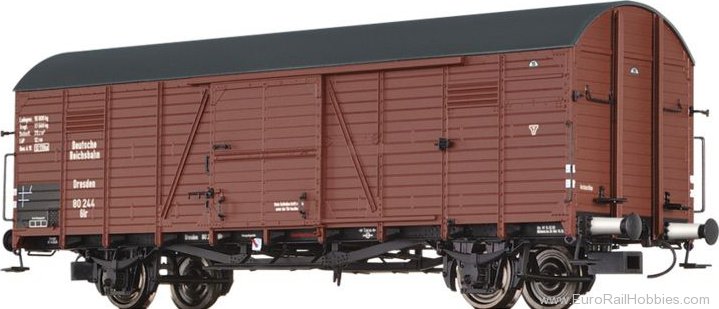 Brawa 48728 HO Covered Freight Car Glr DRG (Factory
