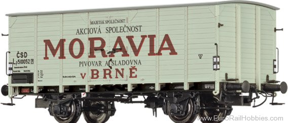 Brawa 49777 HO Covered Freight Car Lp Moravia CSD