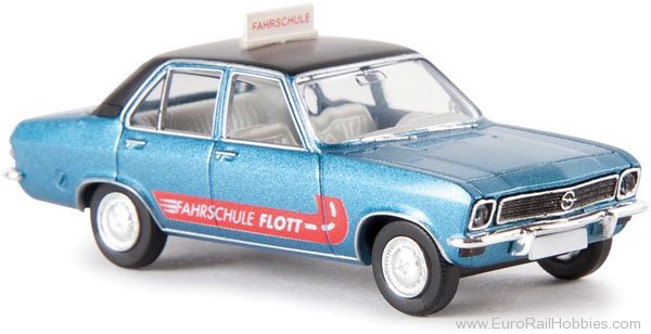 Brekina 20384 HO 1965-1973 Opel Ascona A Sedan - Fahrschule