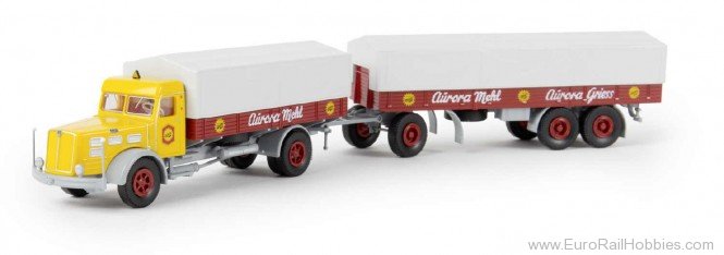 Brekina 86210 HO Faun L8 L PrPlHZ Aurora Mehl/Auro