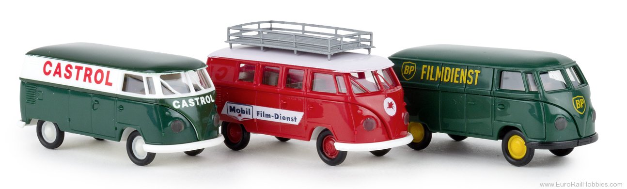 Brekina 90473 HO 1960-1963 Volkswagen T1 Van Set - 1