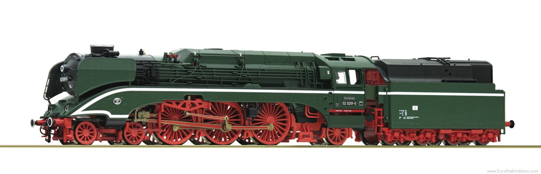 Roco 36035 TT Steam locomotive 02 0201-0, DR