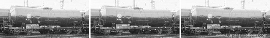 Roco 37621 TT 3-piece set: Slurry wagons KVG, DB