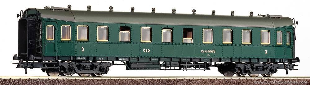 Roco 45651 HO CSD 3nd class express train wagon