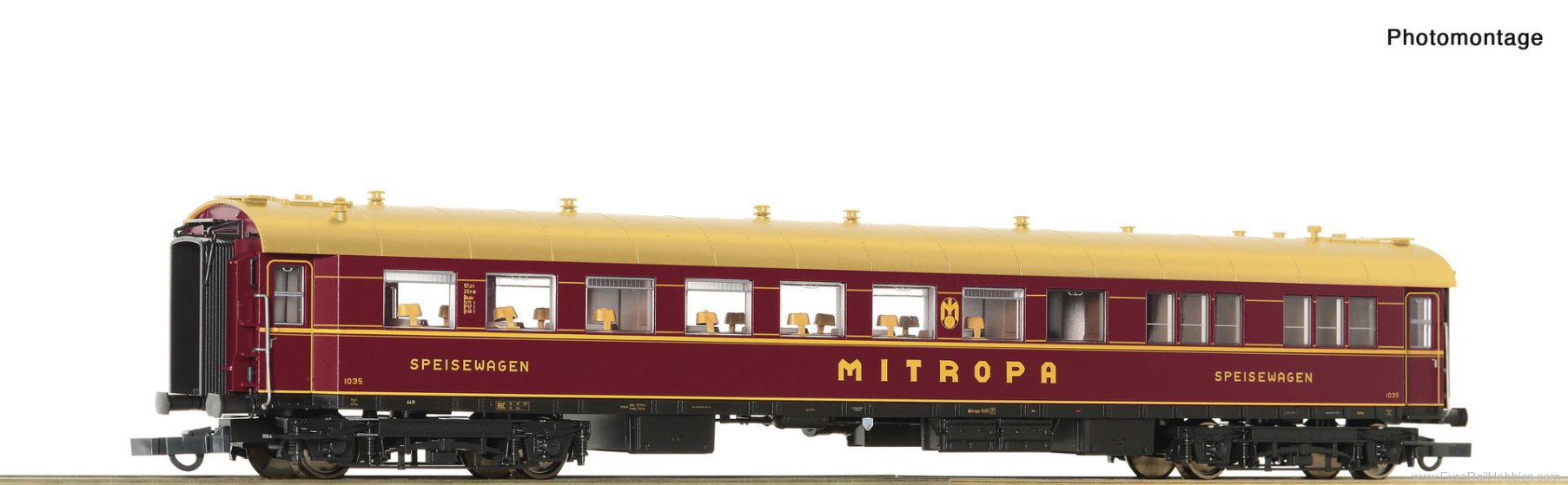 Roco 6200137 HO Dining coach, MITROPA