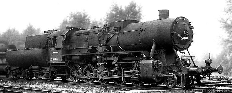 Roco 62255 HO Steam Locomotive BR 50 w. Tub Tender