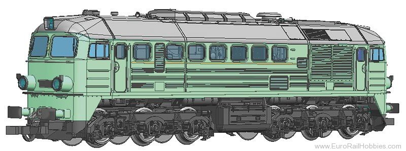 Roco 62763 HO Diesel Locomotive ST 44 PKP