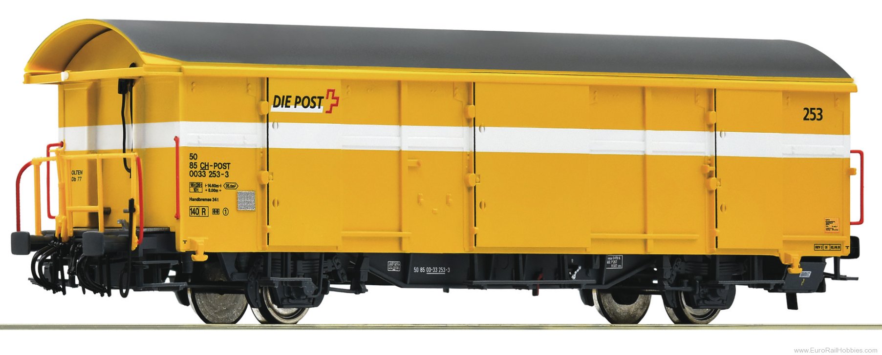Roco 67187 HO SBB Postal Goods Wagon (Factory Sold
