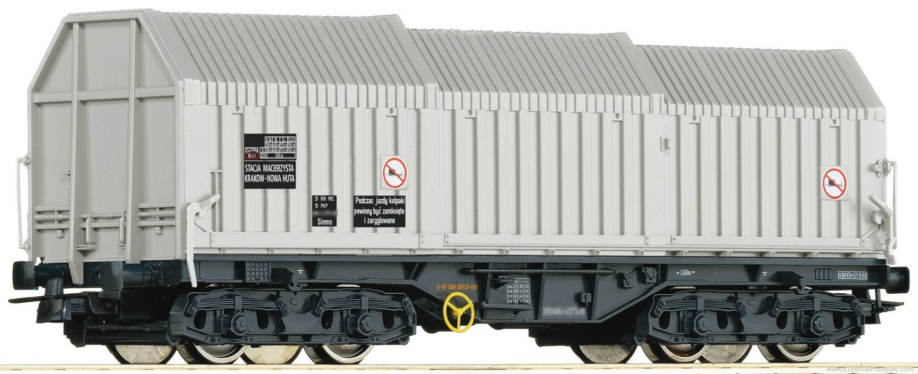 Roco 67537 HO Telescopic hood wagon, PKP