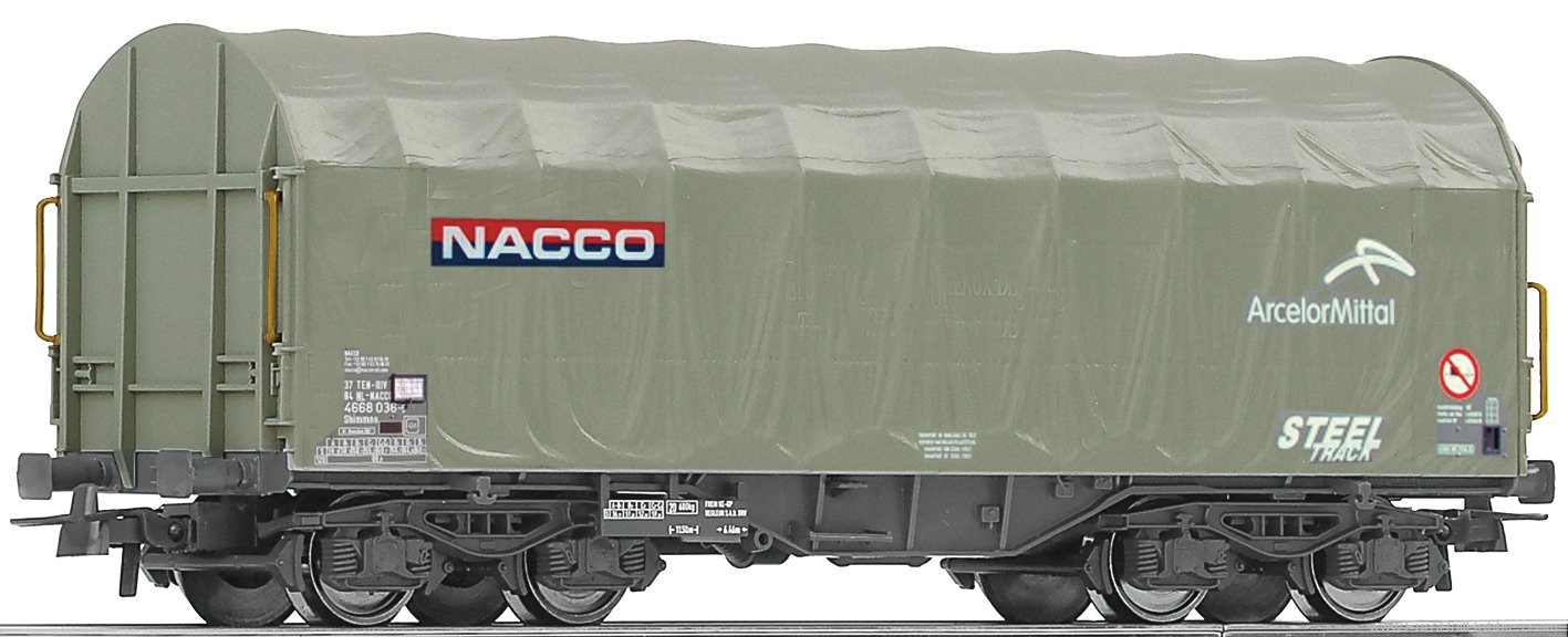 Roco 67546 HO Slide tarpaulin wagon Nacco