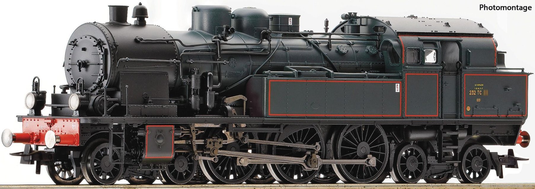 Roco 72166 HO Steam locomotive class 232 TC, SNCF