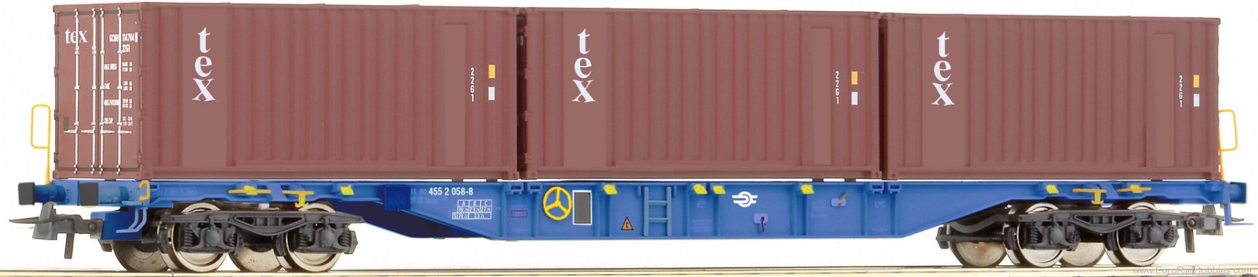 Roco 76919 HO Container Wagon, MAV