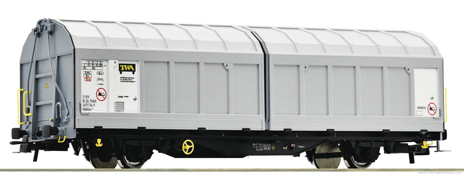 Roco 77495 HO Sliding-wall wagon, Transwaggon/SBB