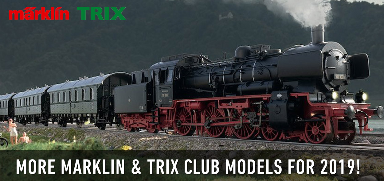 Latest News: Marklin/Trix BR 78.10 Steamer and limited Thunderbox Car ...