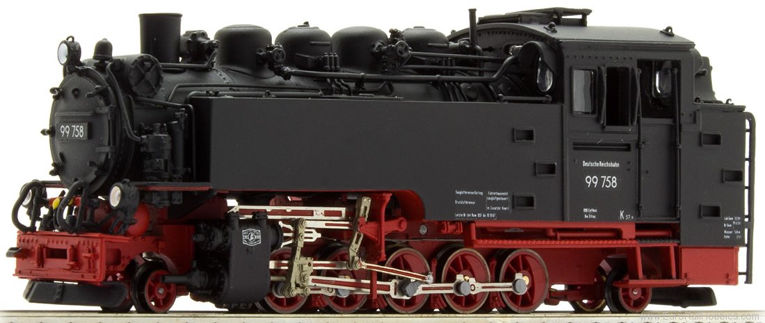 Bemo 1008898 HOe German Steam Locomotive BR 99 758 of