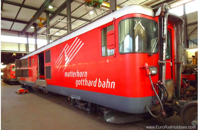 Bemo 1263255 HOm MGB Zahnrad Gepäcktriebwagen Deh 4/4