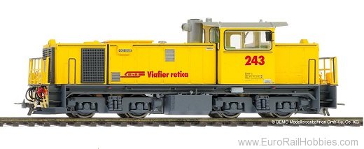Bemo 1289103 HOm RhB Gmf 4/4 243 Diesellok