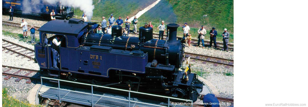 Bemo 1294281 HOm DFB Rack locomotive HG 3/4 I Furkahorn