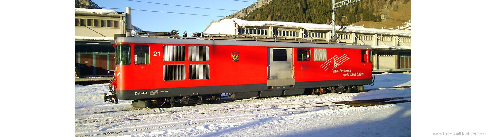 Bemo 1363551 HOm MGB Deh 4/4 21 Gepäcktriebwagen ex