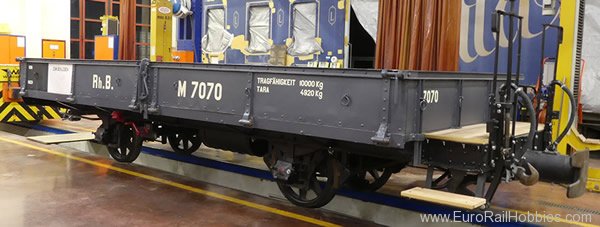 Bemo 2257140 HOm RhB M7070 nostalgia low side car