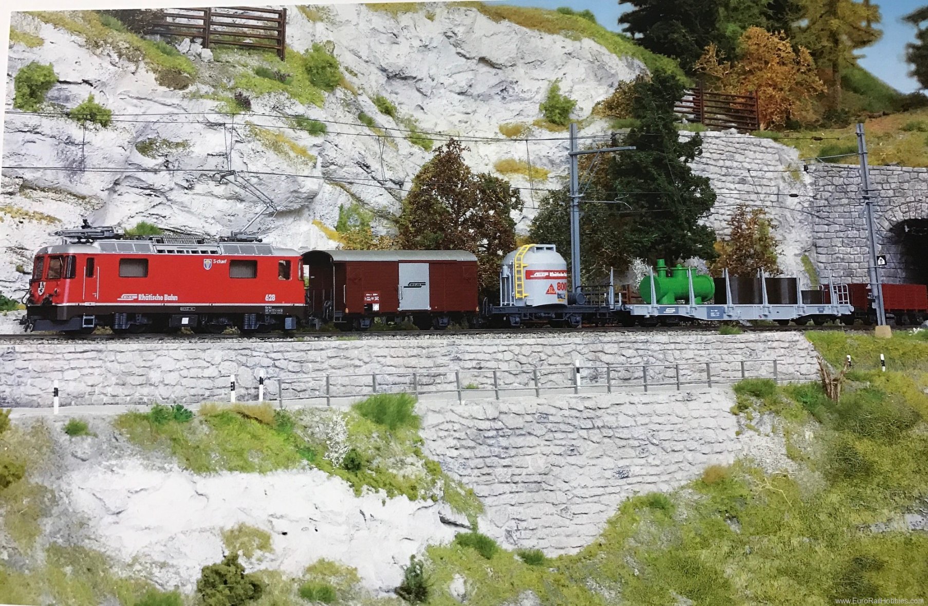 Bemo 7258150 HOm Bemo Swiss 5 Piece Bauart Ge 4/4 Freight