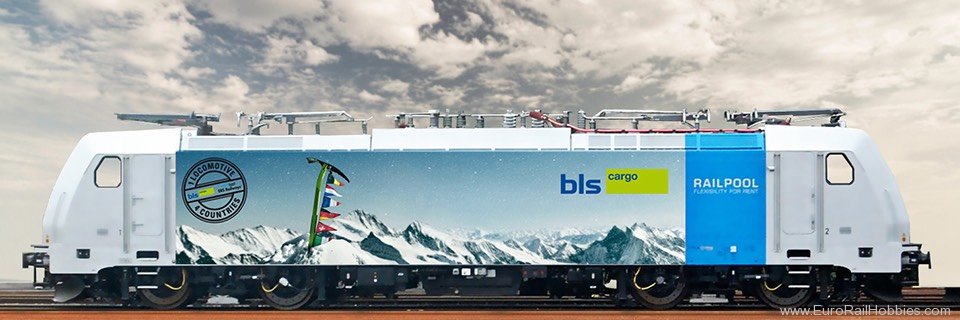 Brawa 43963 HO BLS BR186 Electric Locomotive, Marklin