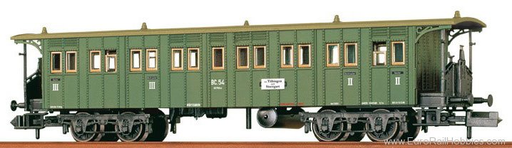 Brawa 65256 N Passenger Coach BC4 K.W.St.E.