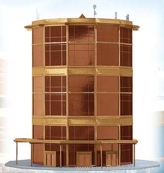 Busch 1006 HO High Rise Office Buildings; 7-11/16