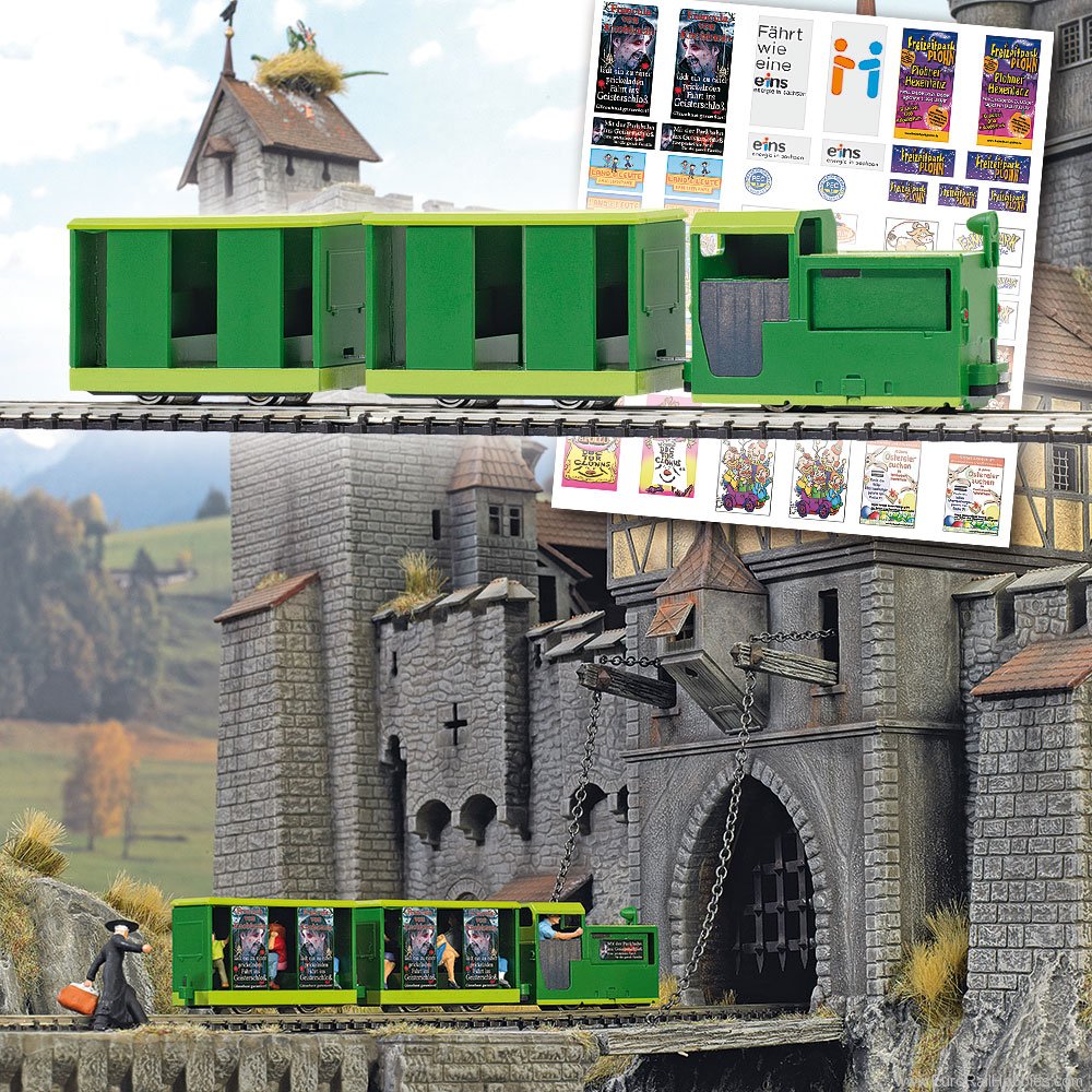 Busch 5005 HO Sightseeing Train