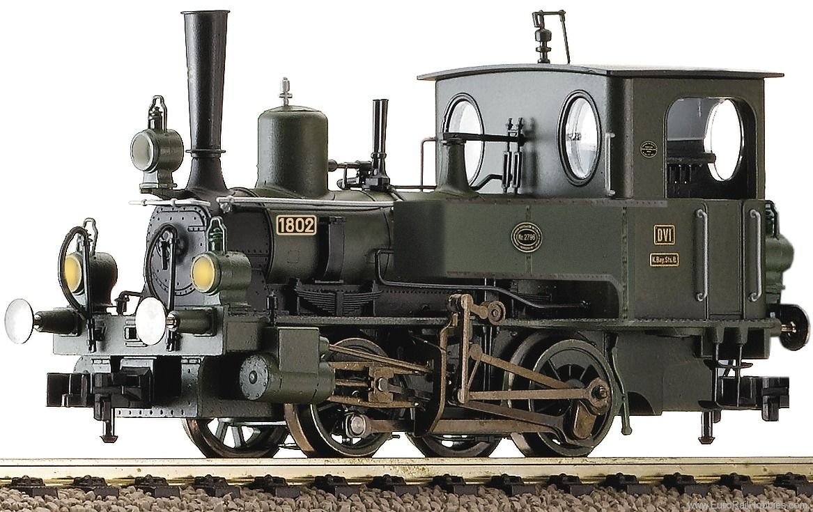 Fleischmann 400672 HO KBayStsB D VI 1802 Steam Locomotive
