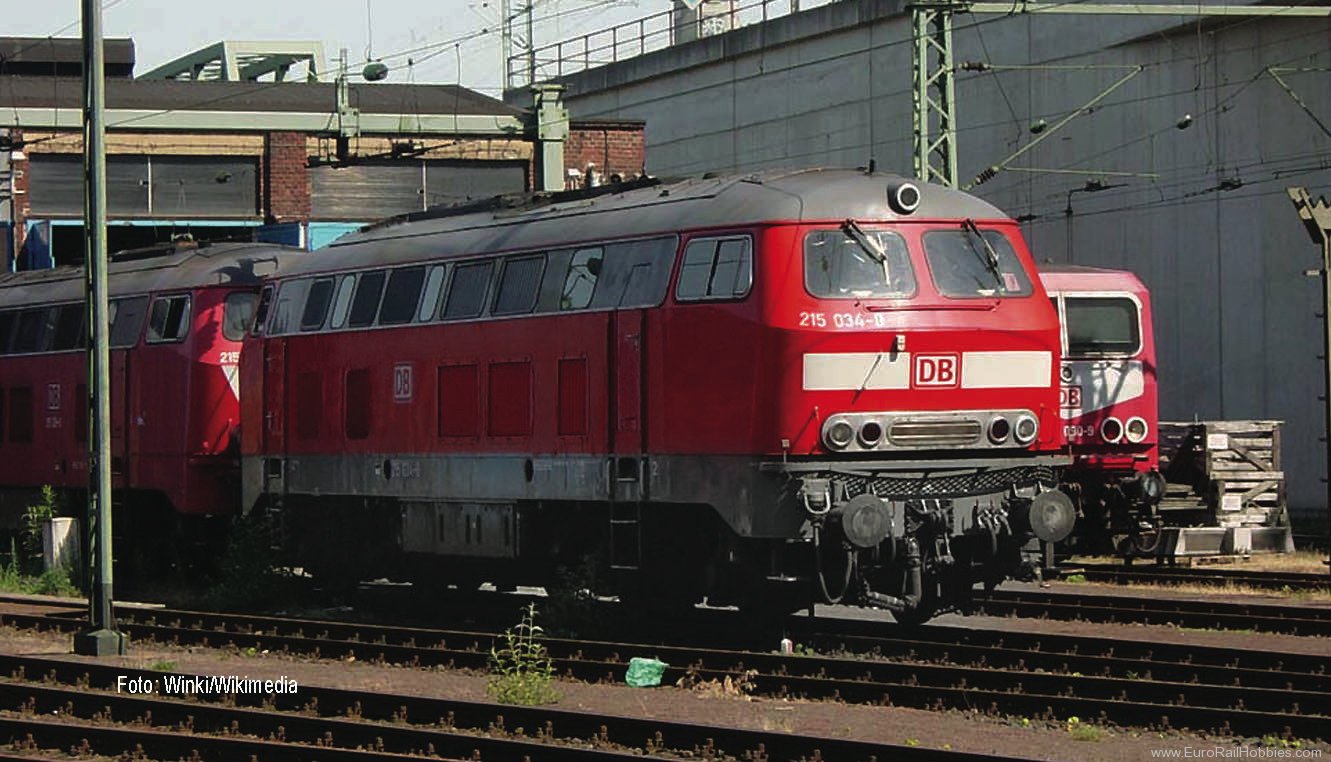 Fleischmann 424075 HO DB AG BR 215 Diesel locomotive (Digital