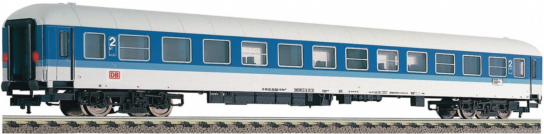 Fleischmann 517901 HO INTERREGIO-WAGEN mit SCHL. 2.K