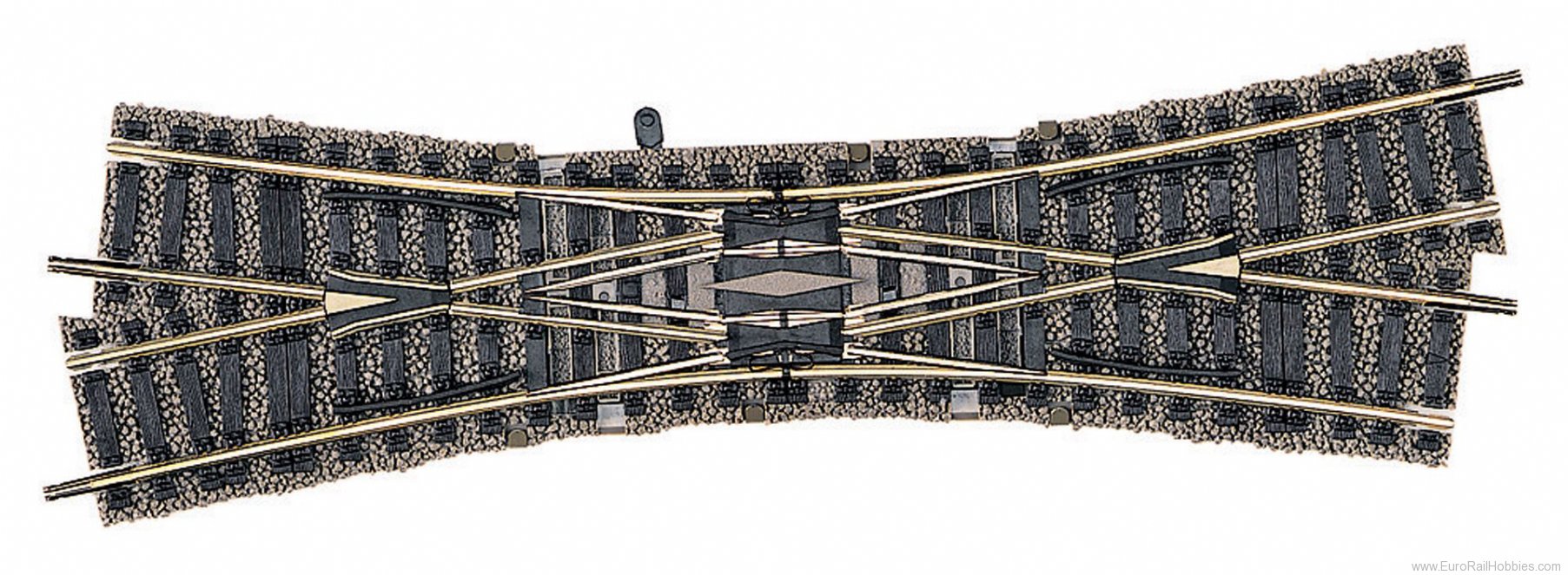 Fleischmann 6164 HO Profi-Track - Double-slip for manual