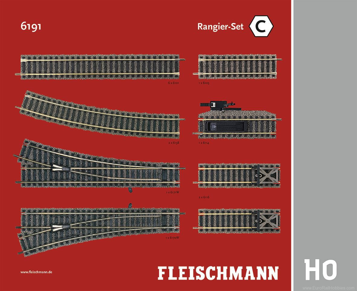 Fleischmann 6191 HO Profi-Track - Extension Shunter Set