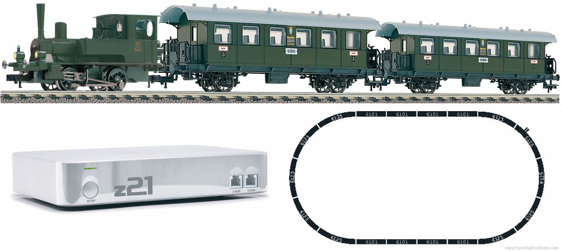 Fleischmann 631302 HO Digital starter set Bayerischer Lokalbahnzug