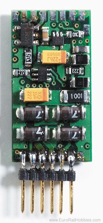 Fleischmann 6872 HO DCC-DECODER with integrated 6-pole