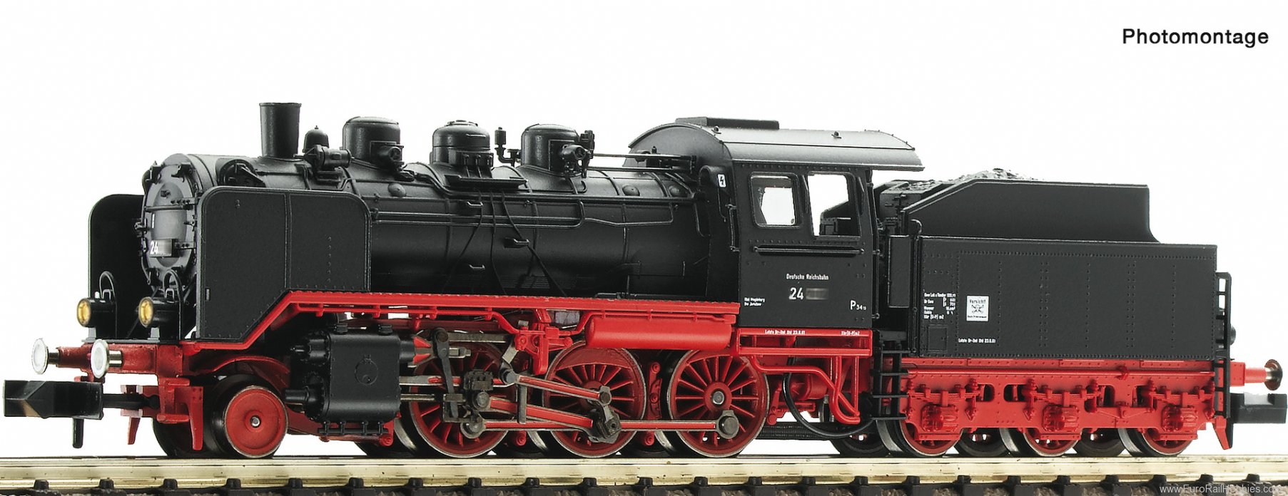 Fleischmann 7170006 N Steam locomotive class 24, DR (Digital)