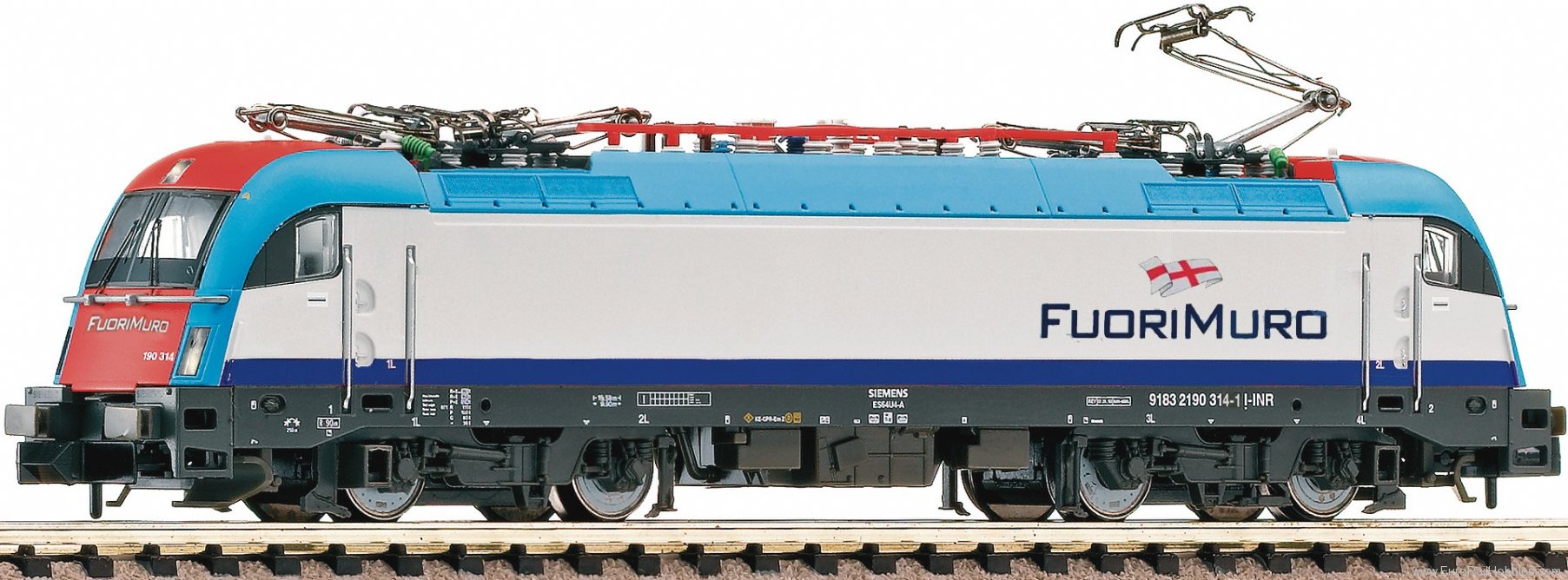 Fleischmann 731475 N Electric locomotive Class 190, FuoriMuro