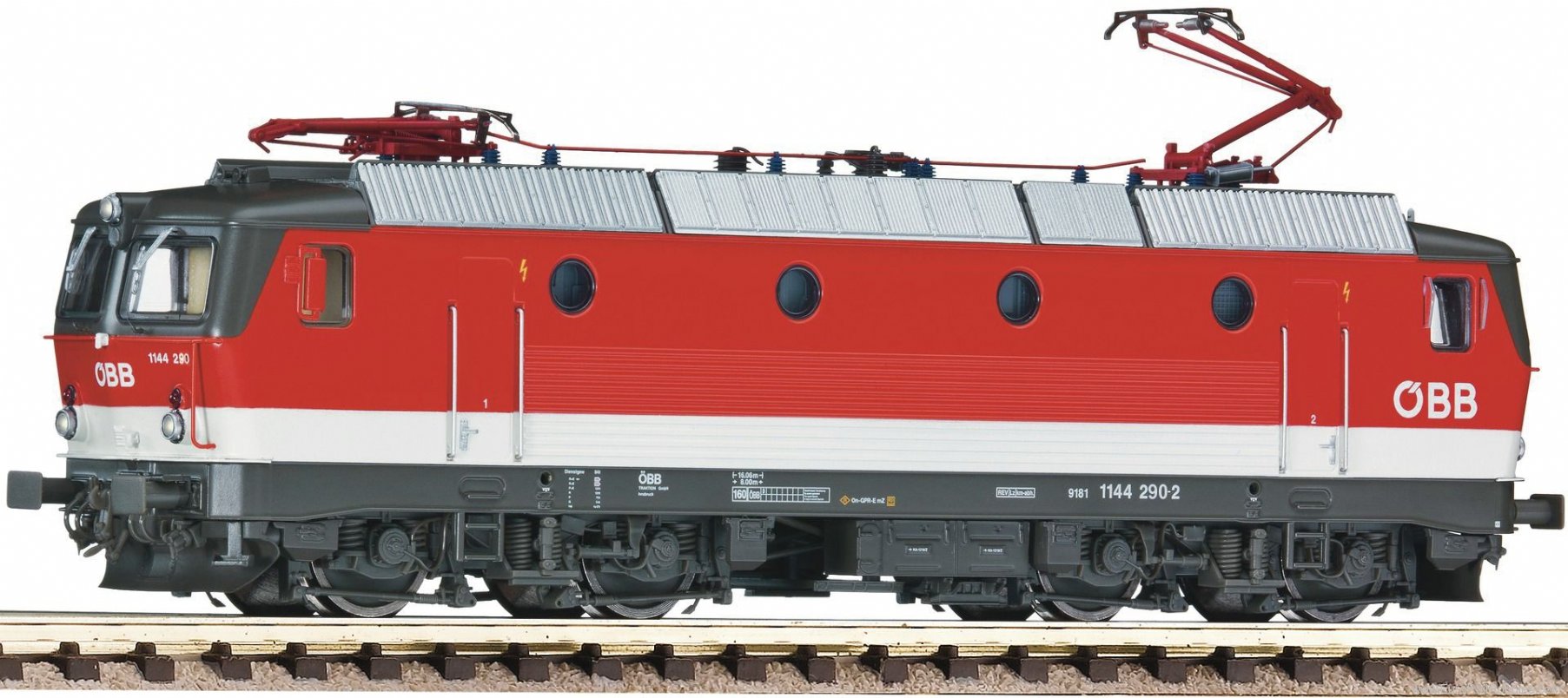 Fleischmann 736672 N Electric Locomotive 1144 290-2, OBB