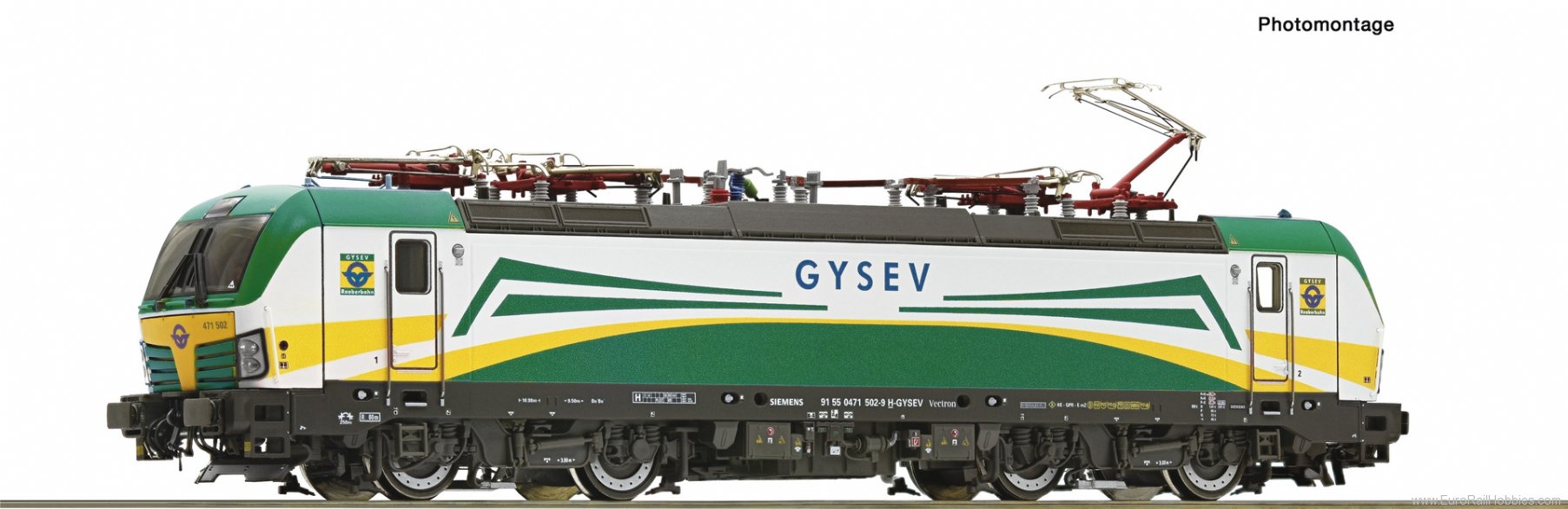Fleischmann 739378 N Electric locomotive 471 502-9, GYSEV