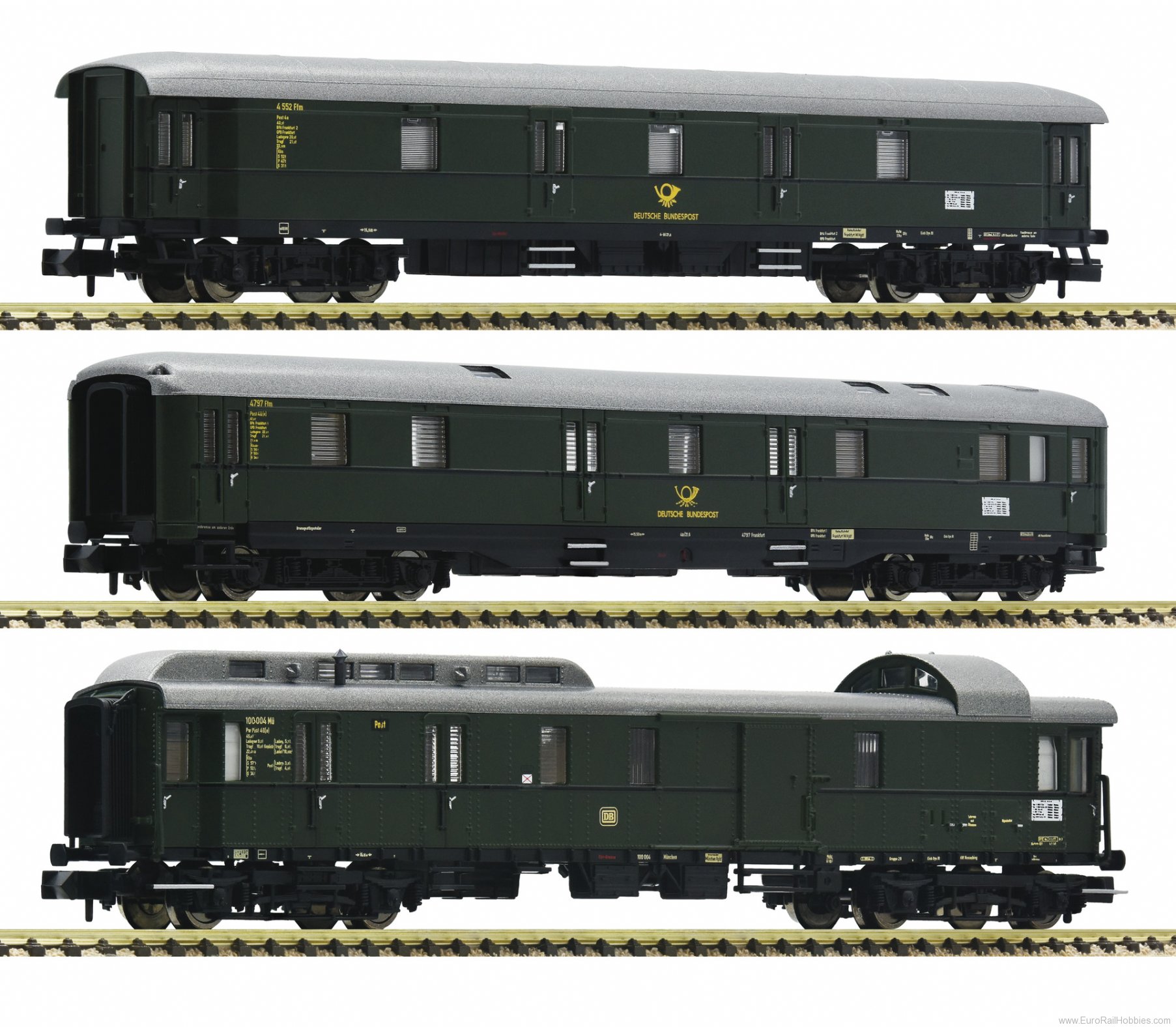 Fleischmann 814509 N D 3 Piece Mail Train Set
