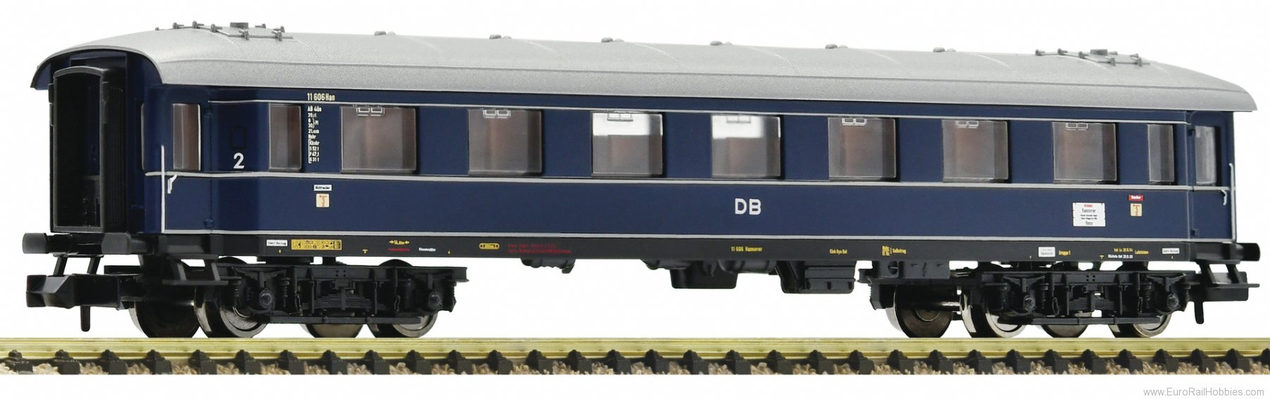 Fleischmann 863105 N DB 2nd class Express Coach for long-distance