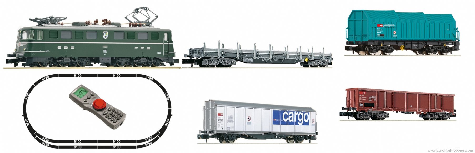 Fleischmann 931681 N Digital Starter Set: Electric locomotive