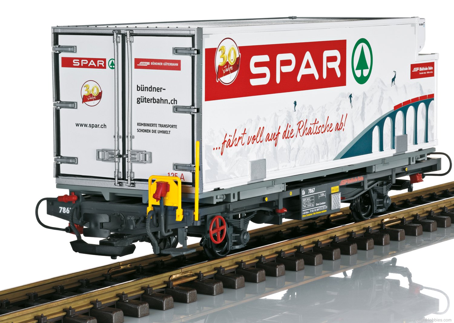 LGB 46897 G RhB Spar Container Car