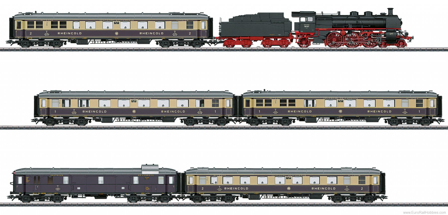 Marklin 26928 HO DRG ''''''''''''''''1928 Rheingold''''''''''''''''