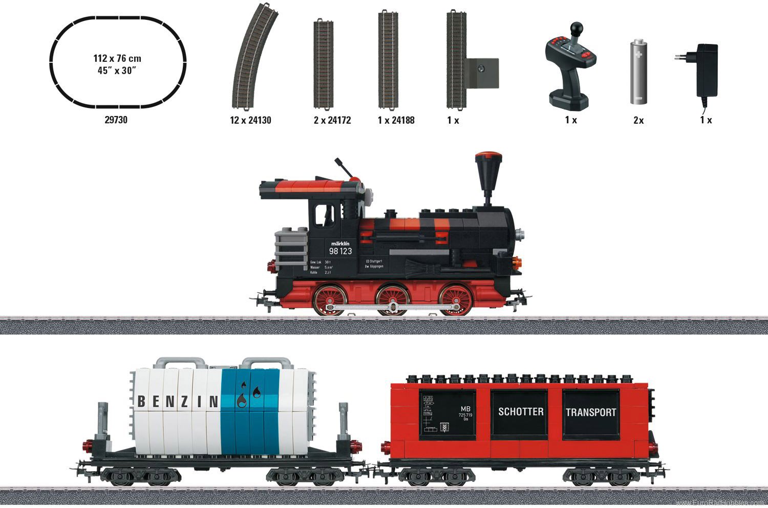Marklin 29730 HO Marklin Start up - Building Block Train
