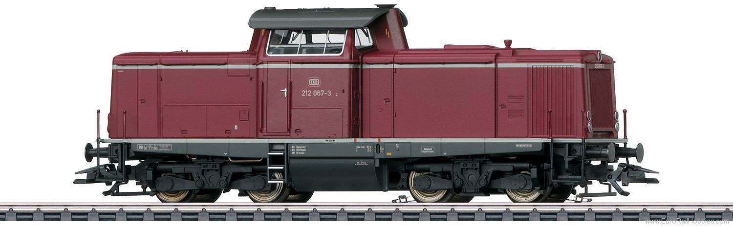 Marklin 37009 HO DB cl 212 Diesel Locomotive, MFX w/Sound