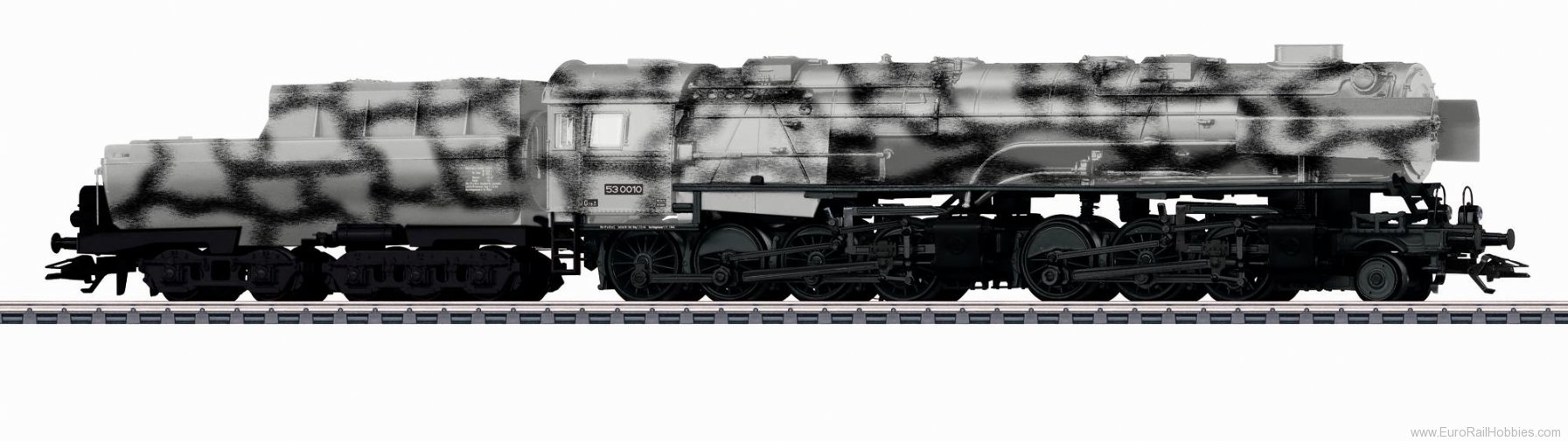 Marklin 37024 HO DRG BR 53 Steam Locomotive / Winter