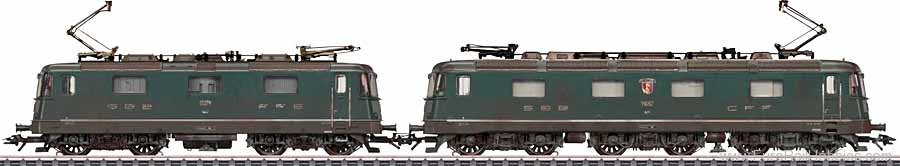 Marklin 37323 HO SBB Re 10/10 Electric Locomotive Set,