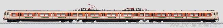 Marklin 37502 HO S-Bahn Powered Rail Car Train. (420